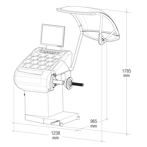 Wheel Balancers: ER65 Wheel Balancer