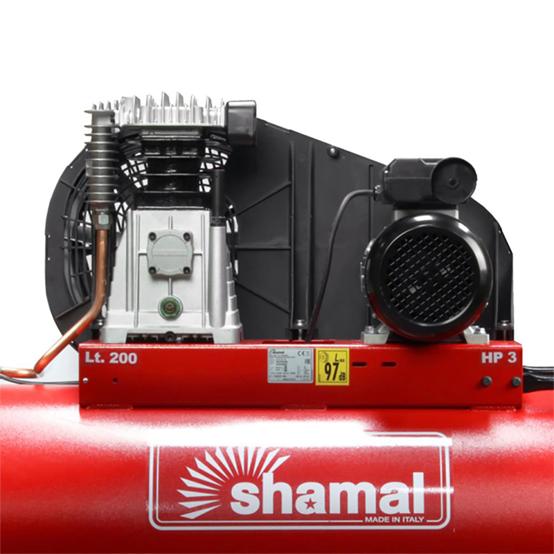Air Compressors: 3HP 200 Litre Air Compressor SB38C-200